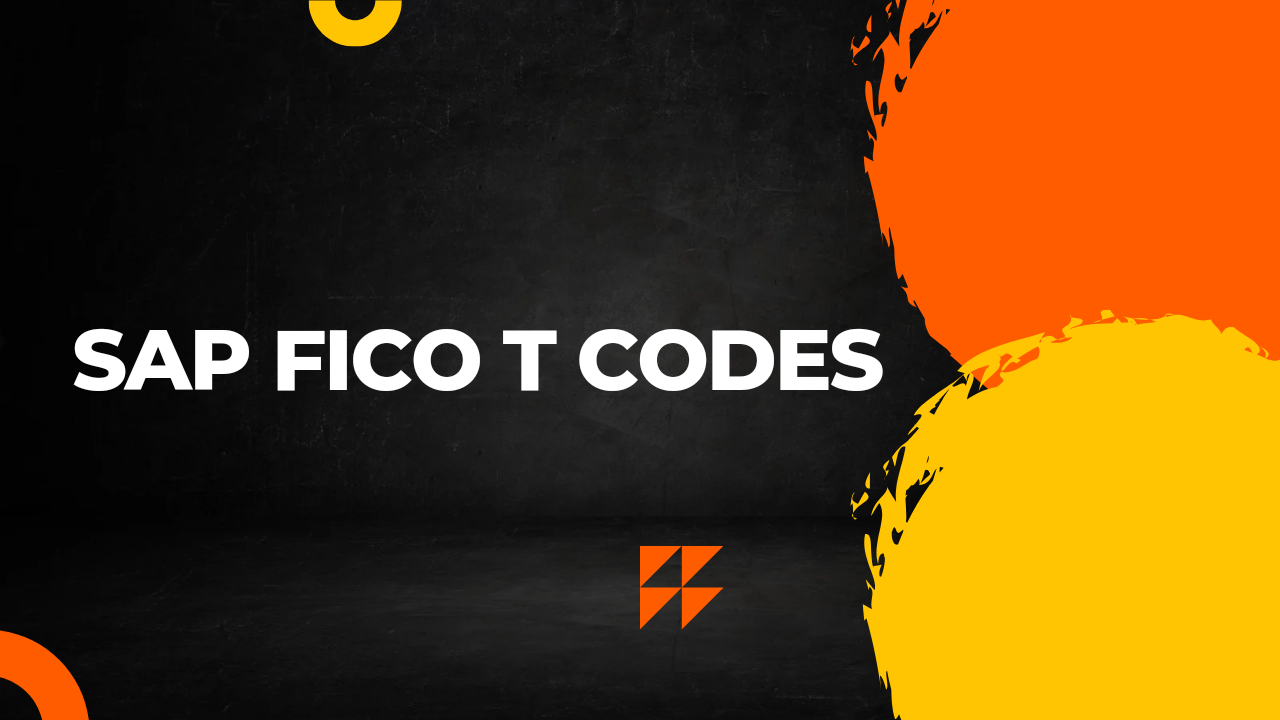 SAP FICO Important T Codes - sap96.com