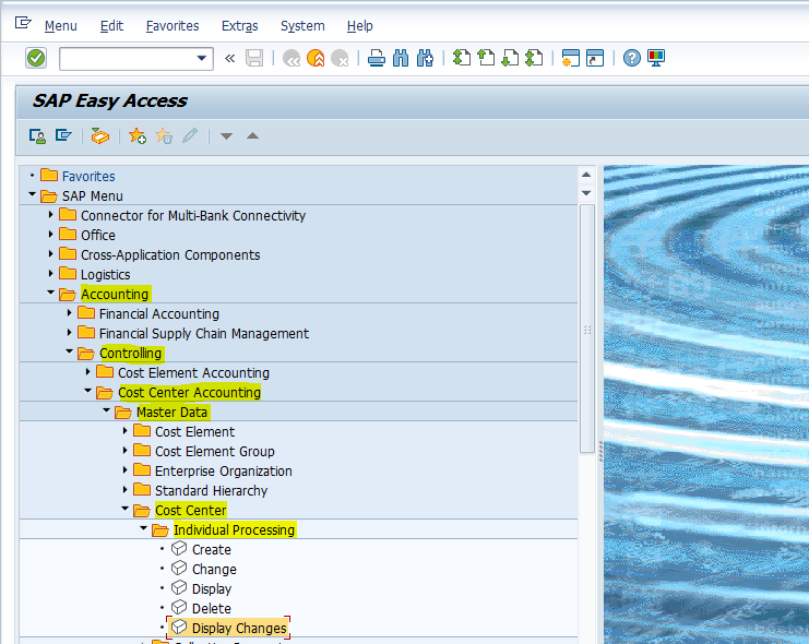 How to check the Changes of Cost center in SAP - sap96.com