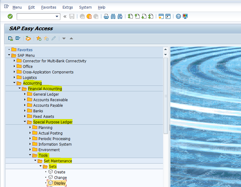 How to Display SET using T code: GS03 in SAP - sap96.com