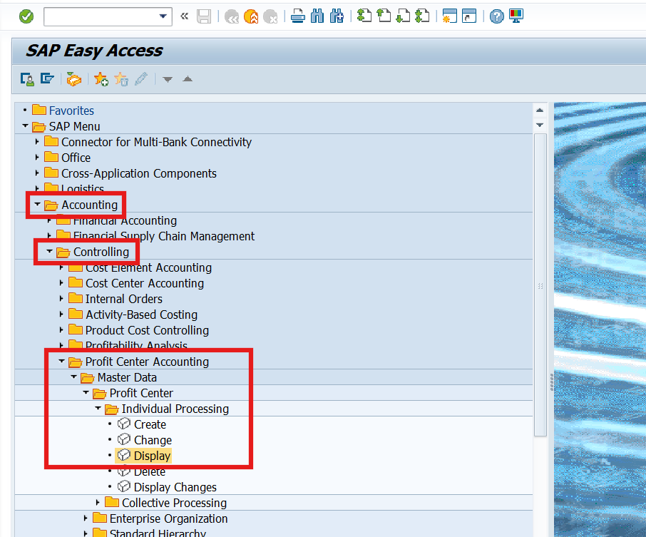 How to Display the Profit Center in SAP S4 HANA - sap96.com